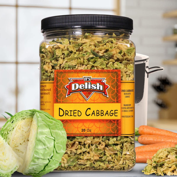 Dried Cabbage 20 Oz Jumbo Container – Its Delish